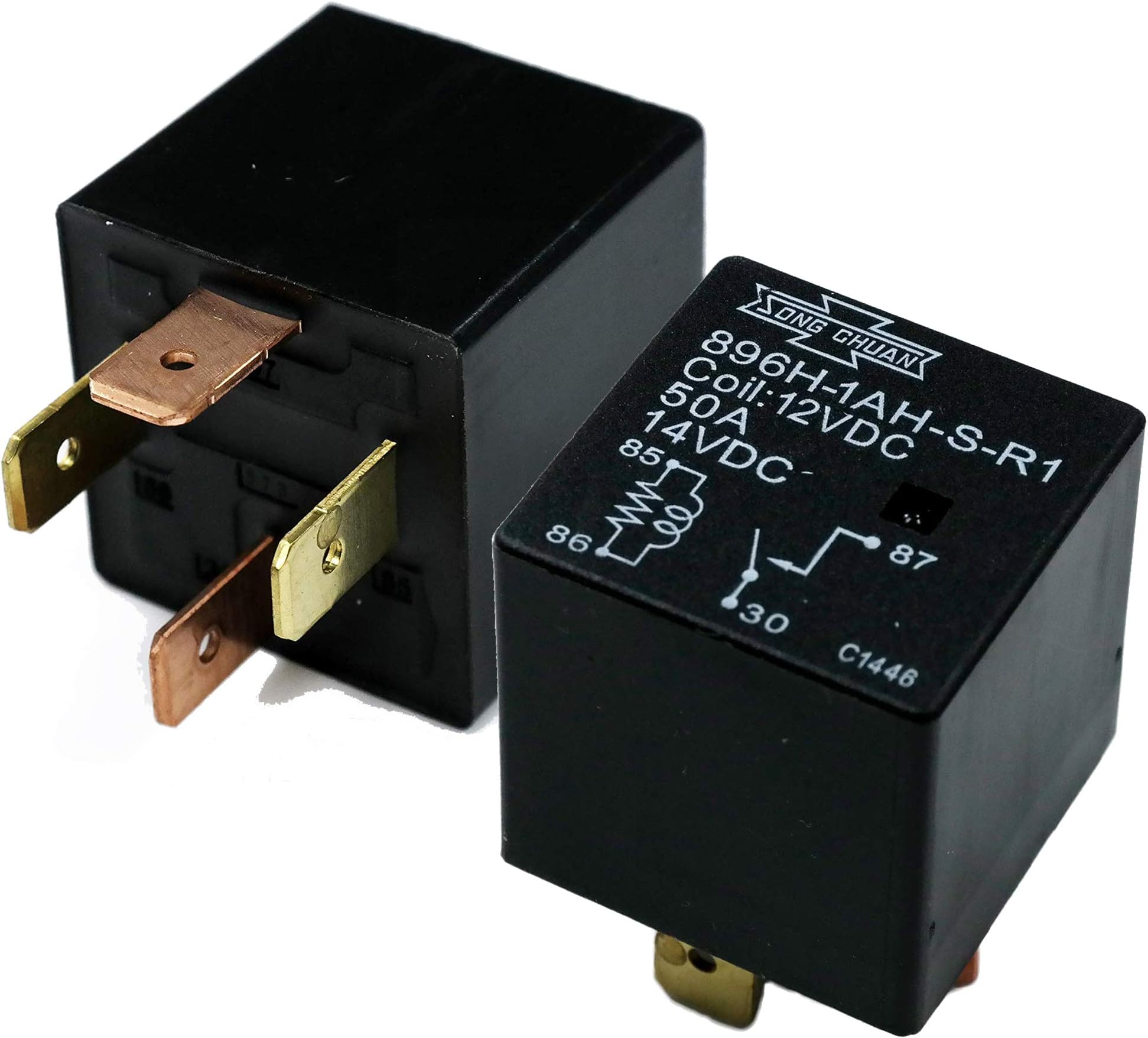 Amazon.com: Song Chuan 896H-1CH-S-R1 Automotive Relay Quick Connect ...