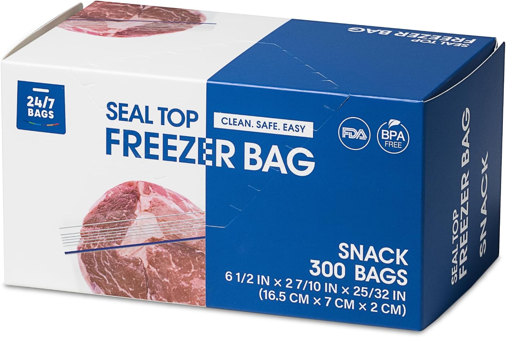 Amazon.com: Nicole Home Collection Zip Seal Portion Control Bags ...