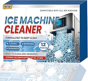 Amazon.com: Ice Machine Cleaner Maker Descaler - 12 Clean Tablets for ...