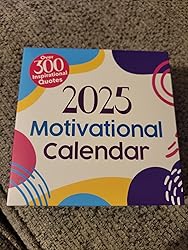 Amazon.com : 2025 Motivational Calendar | Includes 300+ Positive Quotes ...