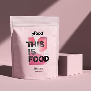 yfood Fresh Berry Powder, Delicious Drinking Meal on The Go, This is ...