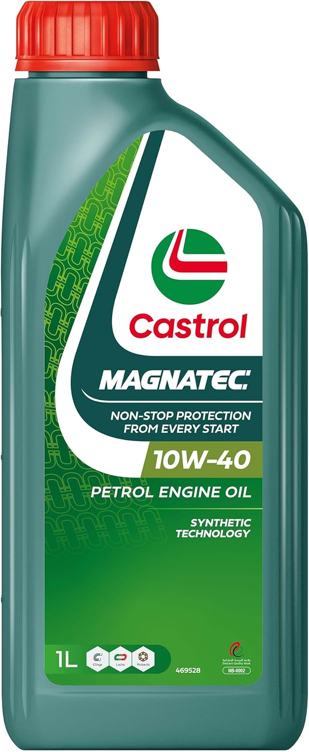 Castrol MAGNATEC Car Engine Oil - 10W-40 Part Synthetic – 1 L (With ...