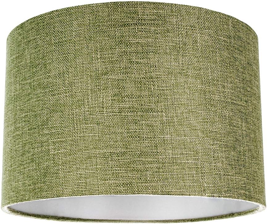 New Luxury Olive Green Velvet Fabric lamp Shade Oval Shape lamp Shade ...