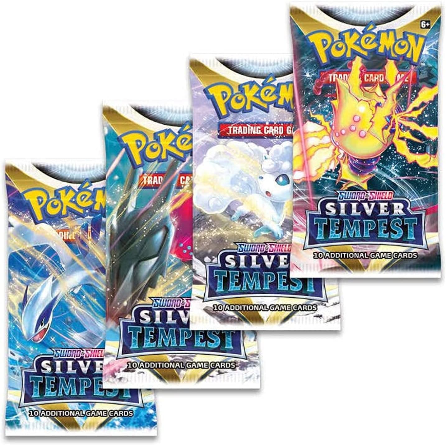Pokemon Trading Card Game | Silver Tempest | 4x Booster Packs Bundle ...