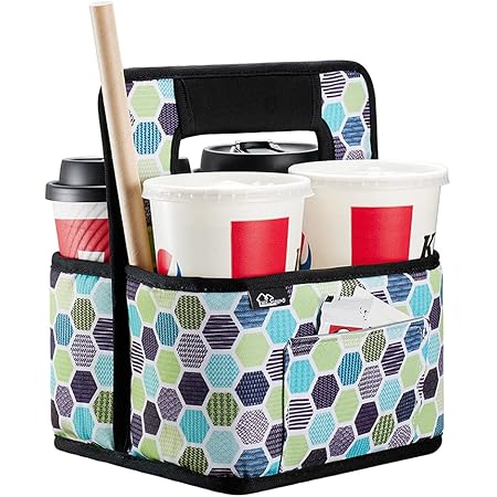 Amazon.com: Reusable Drink Carrier by Stay Tray. Portable Cup Holder ...