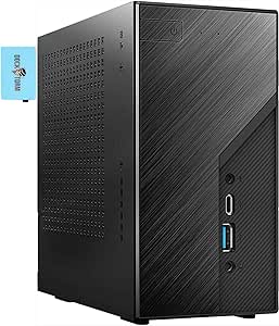Amazon.com: ASRock X300W Gaming Mini Desktop (AMD Ryzen 5 5600G 6-Core ...