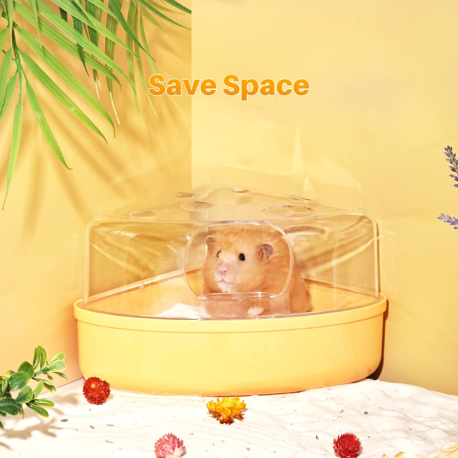 Snapklik.com : BUCATSTATE Hamster Sand Bath Box - Transparent Critters ...