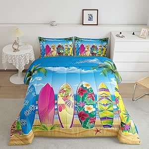 Amazon.com: Castle Fairy Surfboard Comforter Set King Size for Kids ...