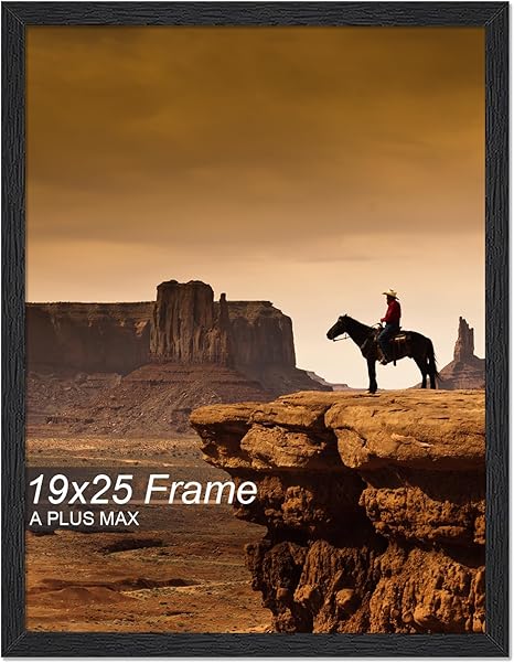 Amazon.com - A PLUS MAX 19x25 Picture Frame, Black Engineered Wood ...