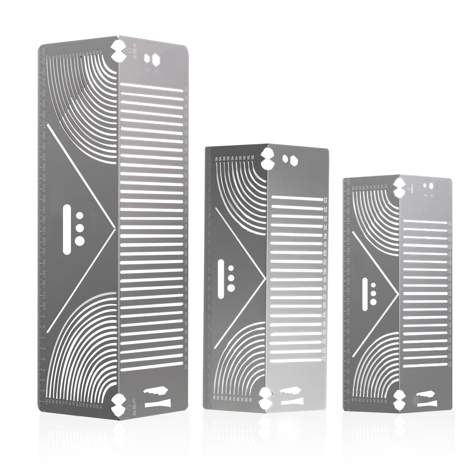 Snapklik.com : 3 Pack Metal Marking Tool, Regla Giratoria Para Perfiles Metalicos, Precision ...