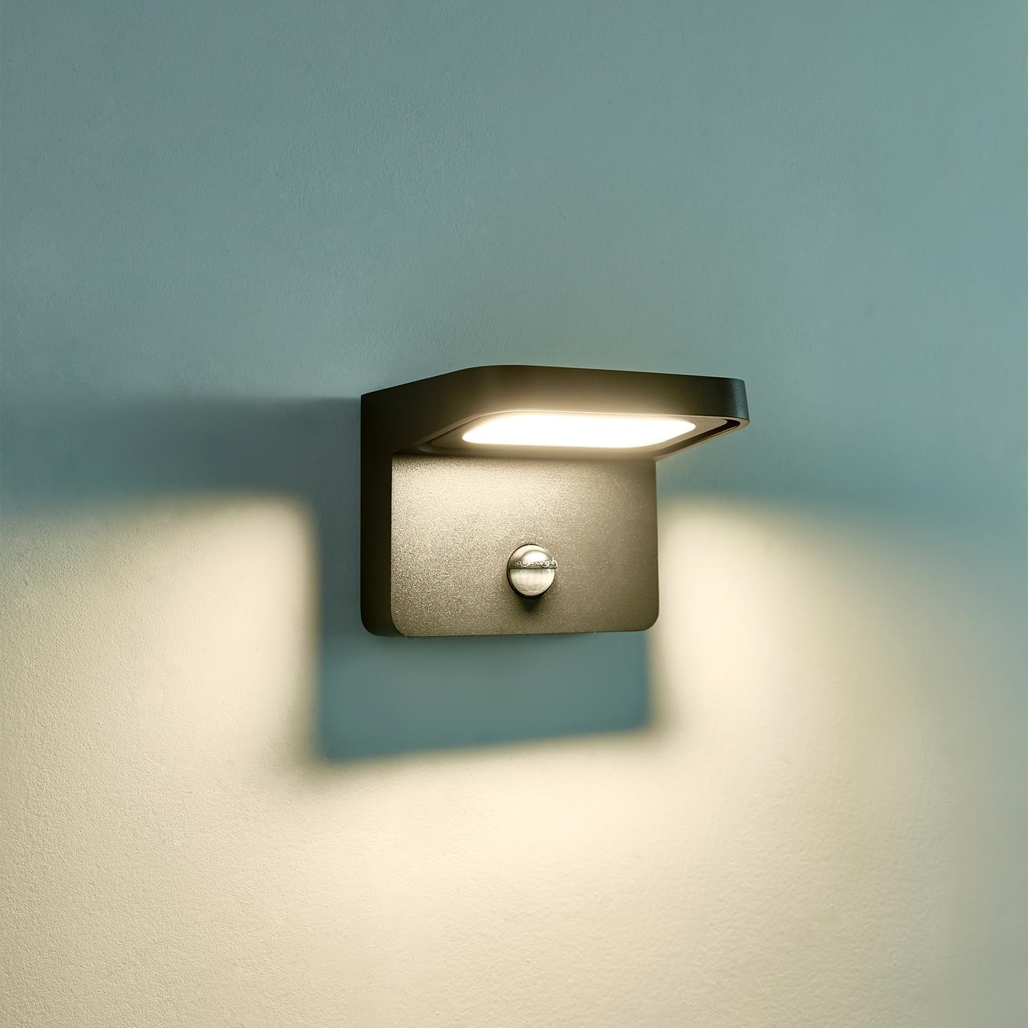 FLORNIA Outside Light with Motion Sensor Outdoor Wall Lighting Mains ...