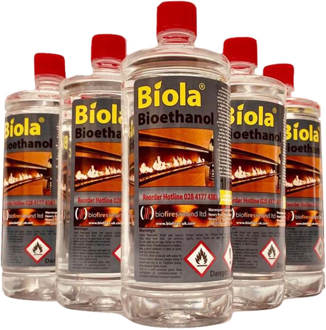 Bioethanol 6 L for use on fires and stoves, top grade bioethanol ...