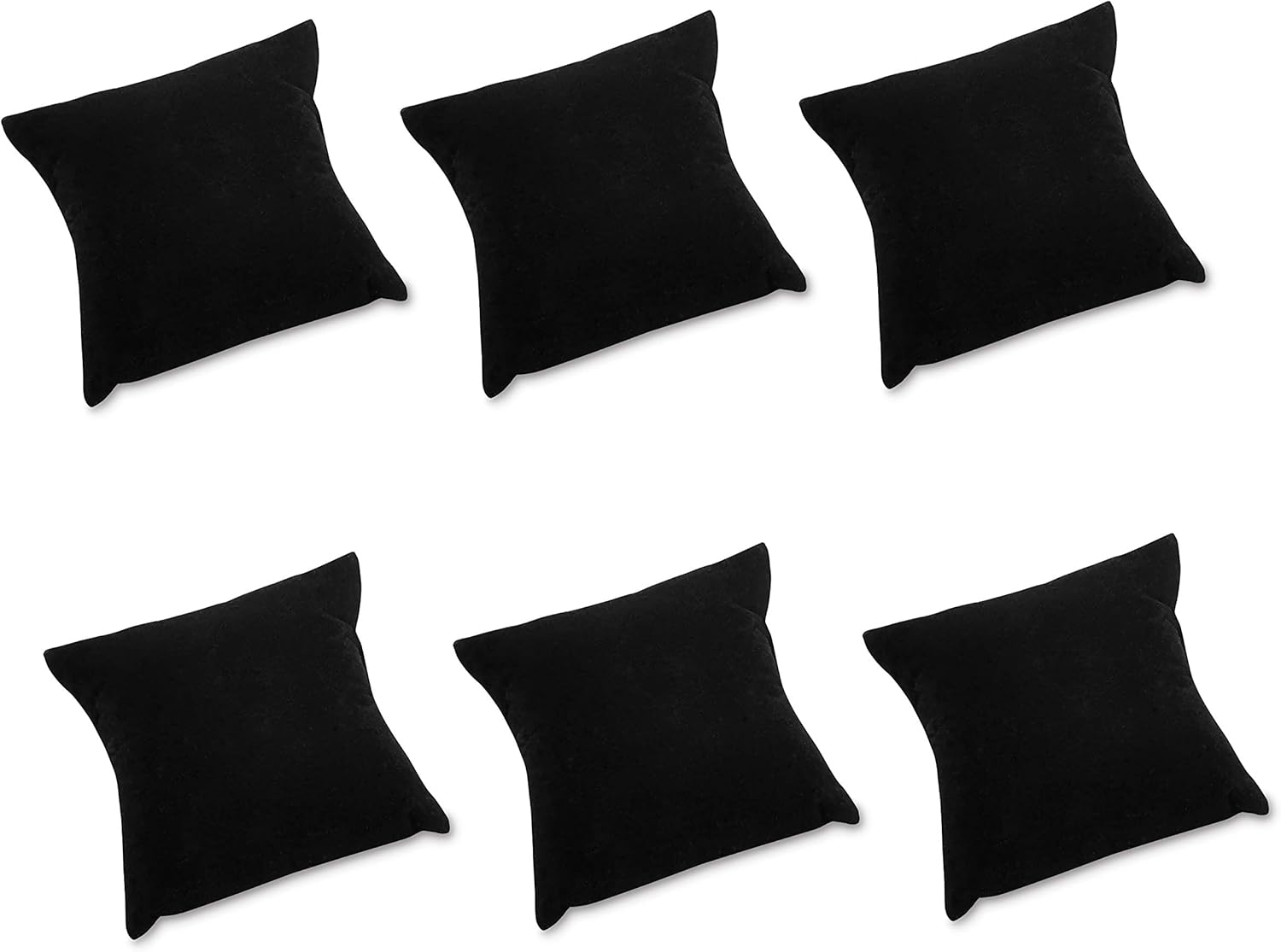 Amazon.com: MOOCA Small Bracelet Watch Pillow Black Velvet Jewelry ...