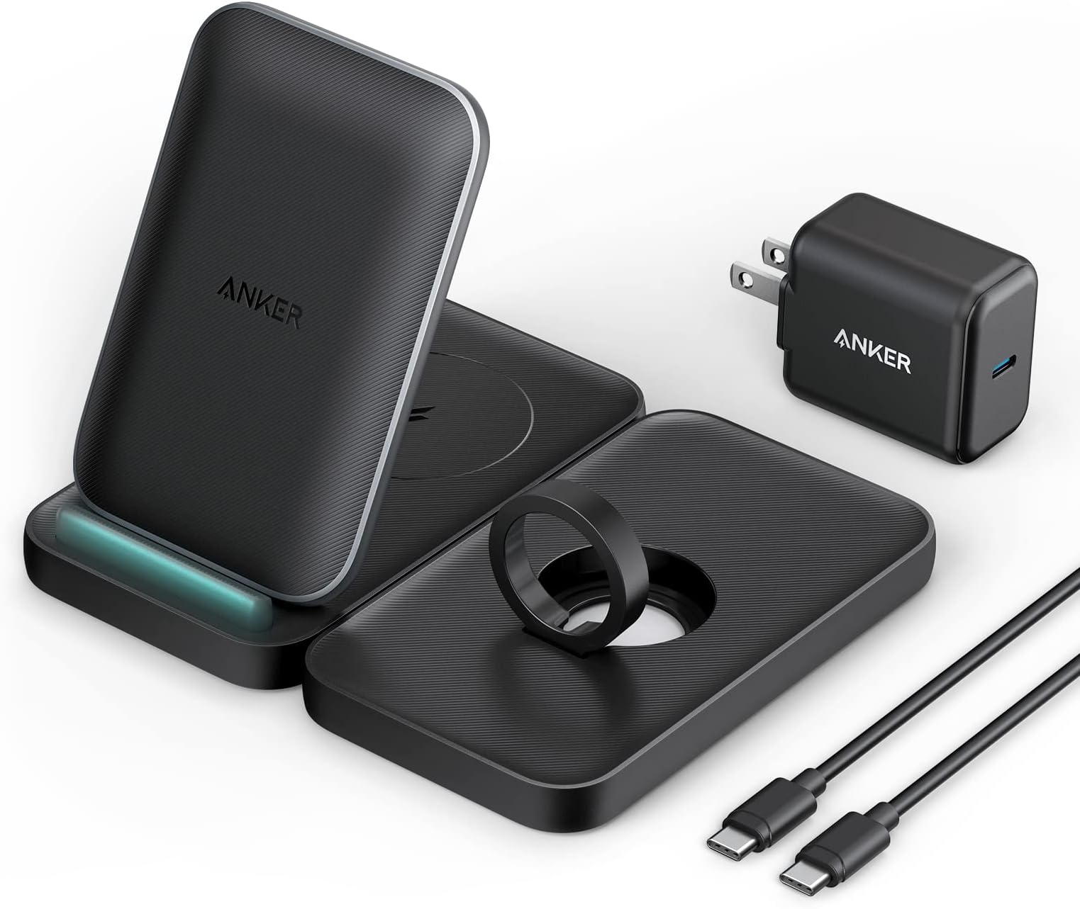 Amazon.com: Anker 3-in-1 Multi-Device Wireless Charging Station ...