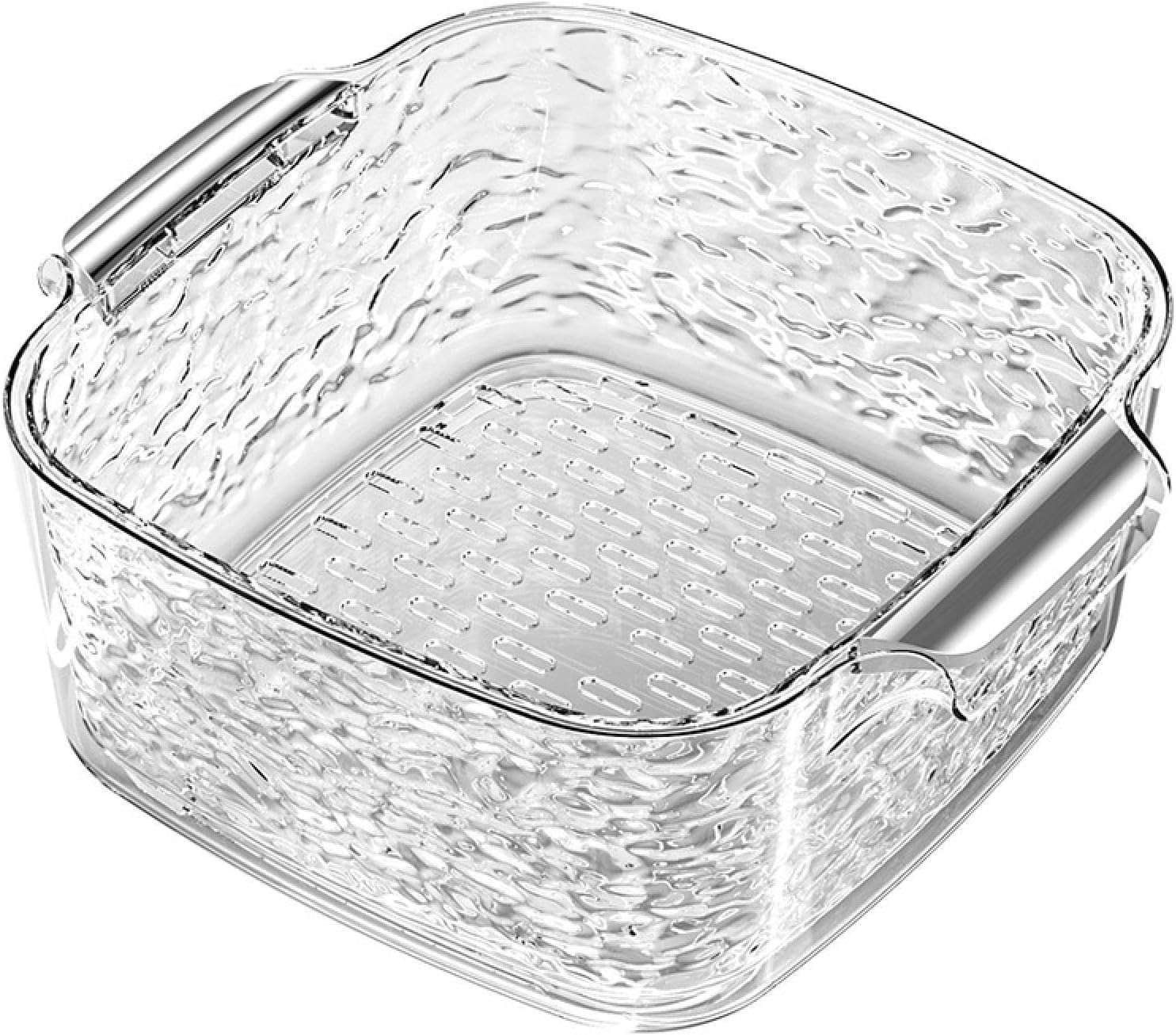 Amazon.com: ACHIWEZZT Double Layered Vegetable Washing Basin Colored ...