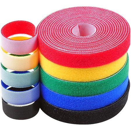 Amazon.com: StarTech.com 100ft. Hook and Loop Roll - Cut-to-Size Reusable Cable Ties - Bulk ...