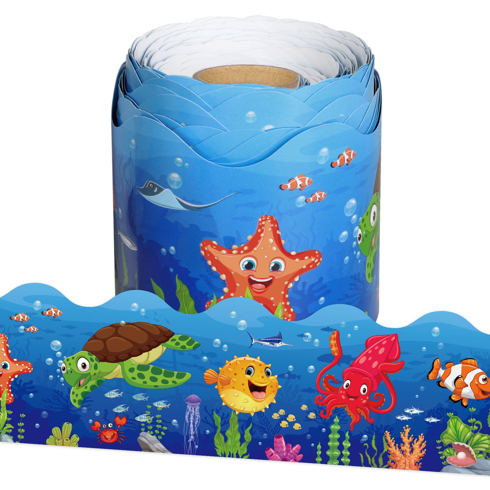 Snapklik.com : 65.6Ft Ocean Bulletin Board Borders, Summer Under The ...