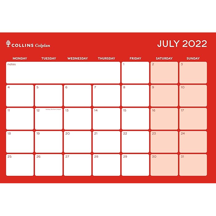 Buy Collins Colplan A4 Memo Calendar Mid Year Academic 2022-23 Calendar ...
