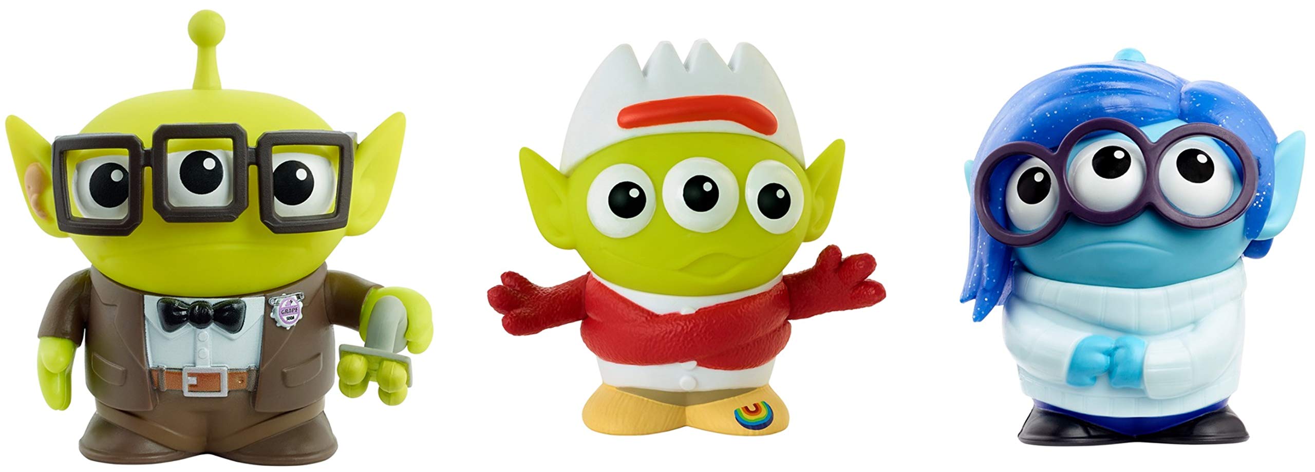 Pixar Alien Remix Carl Fredricksen Forky And Sadness 3 Pack ...