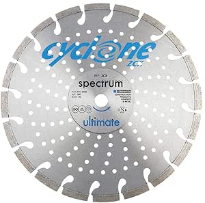 Ultimate Cyclone Diamond Blade - Concrete - 125/22.23mm : Amazon.co.uk ...