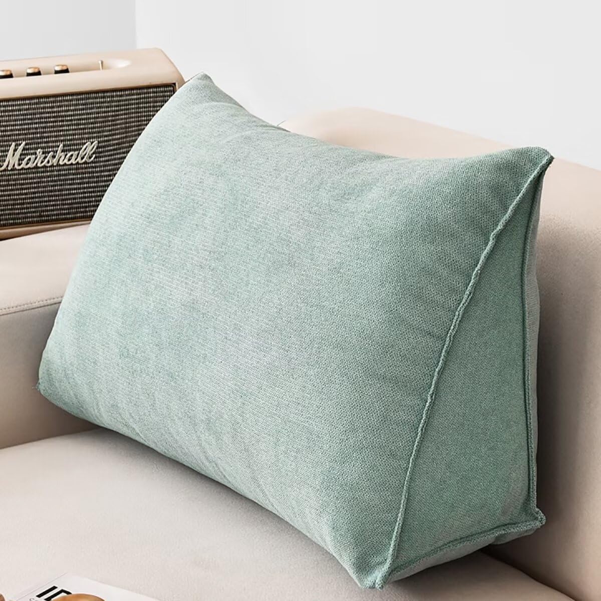 Amazon.com: TESICA Headboard Pillow Wedge Reading & Bed Rest Pillows ...