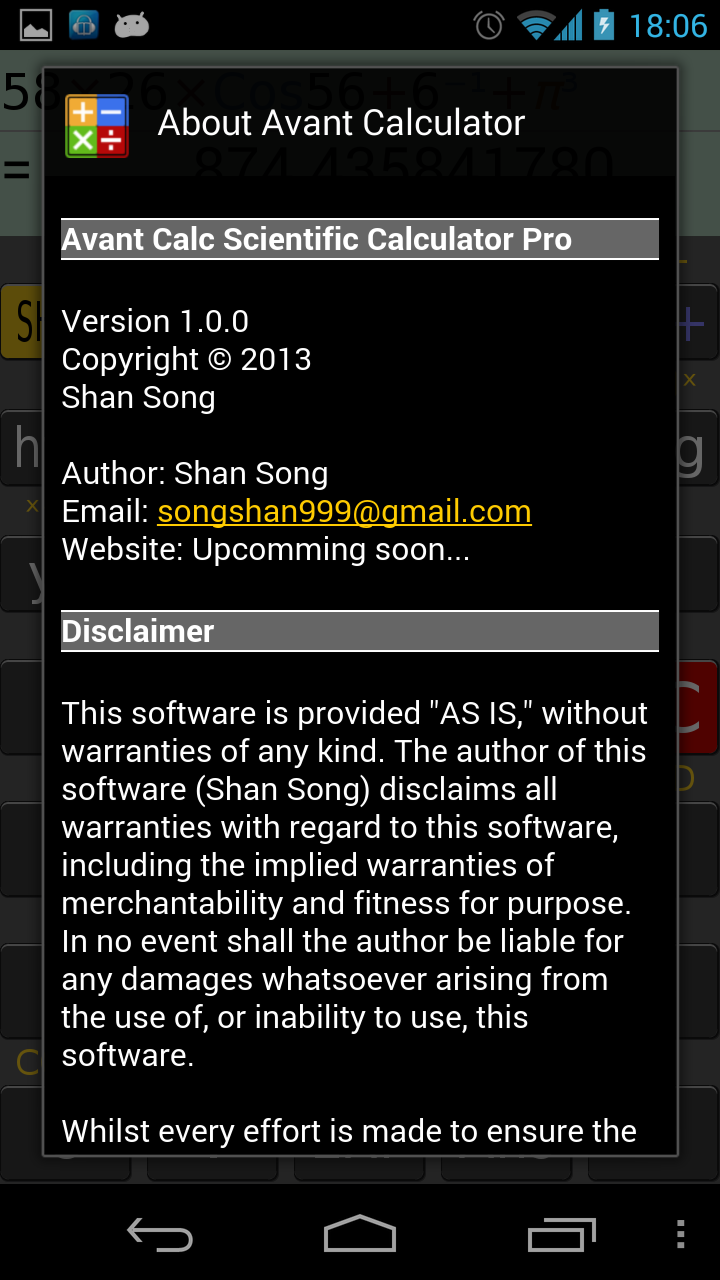 AVANT SCIENTIFIC CALCULATOR PRO - App on Amazon Appstore