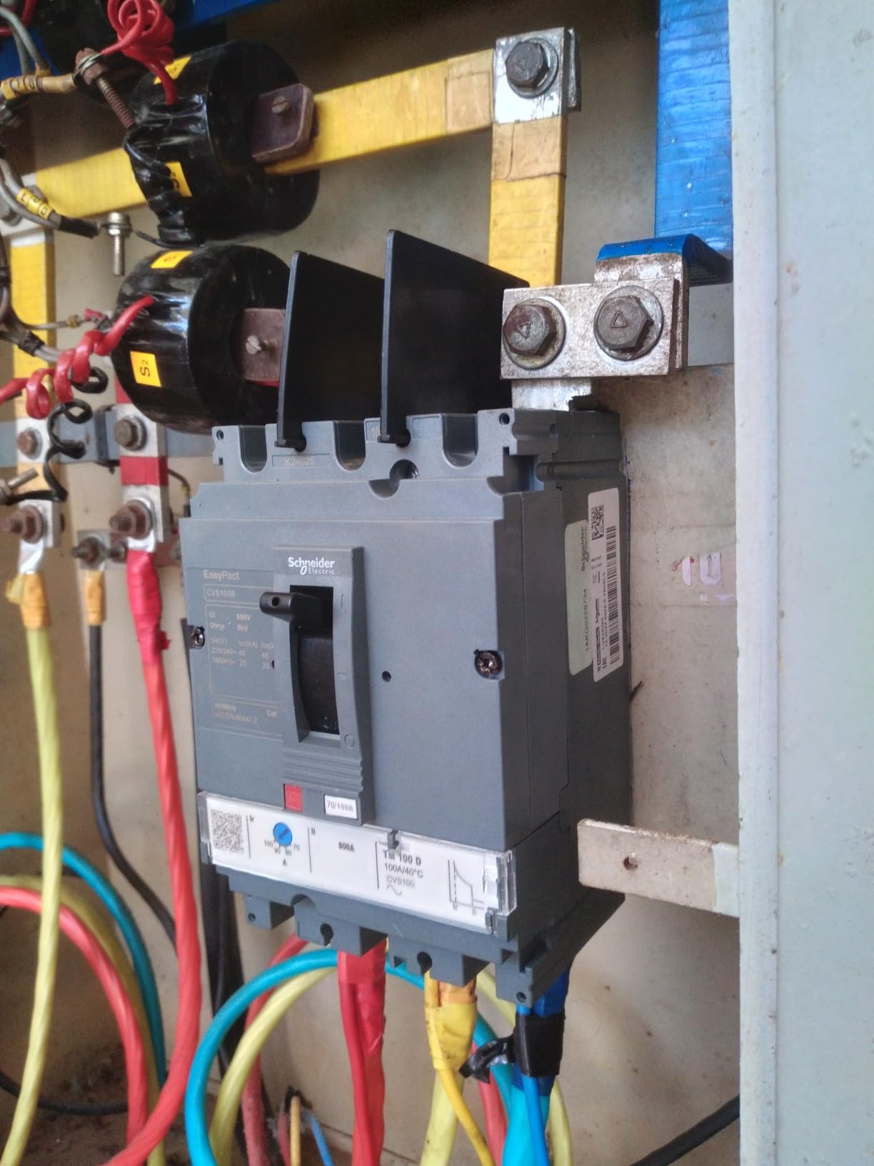 Schneider Electric LV510307 MCCB, CVS100B, 100A, 25kA, TM100D 3P3D ...