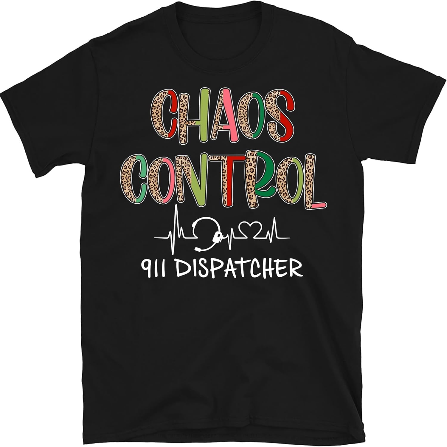 Amazon.com: Chaos Control 911 Dispatcher Shirt, Christmas 911 ...