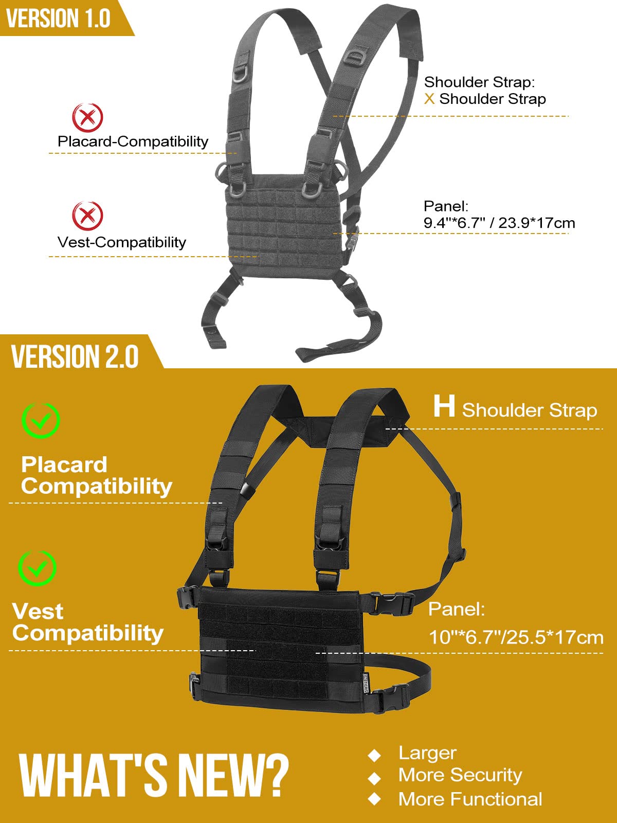 Snapklik.com : OneTigris ROC Chest Rig Tactical Modular Panel