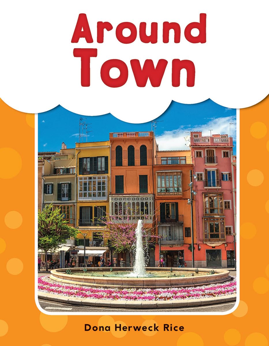 Amazon.com: Around Town - Phonics Book for Beginning Readers, Teaches ...