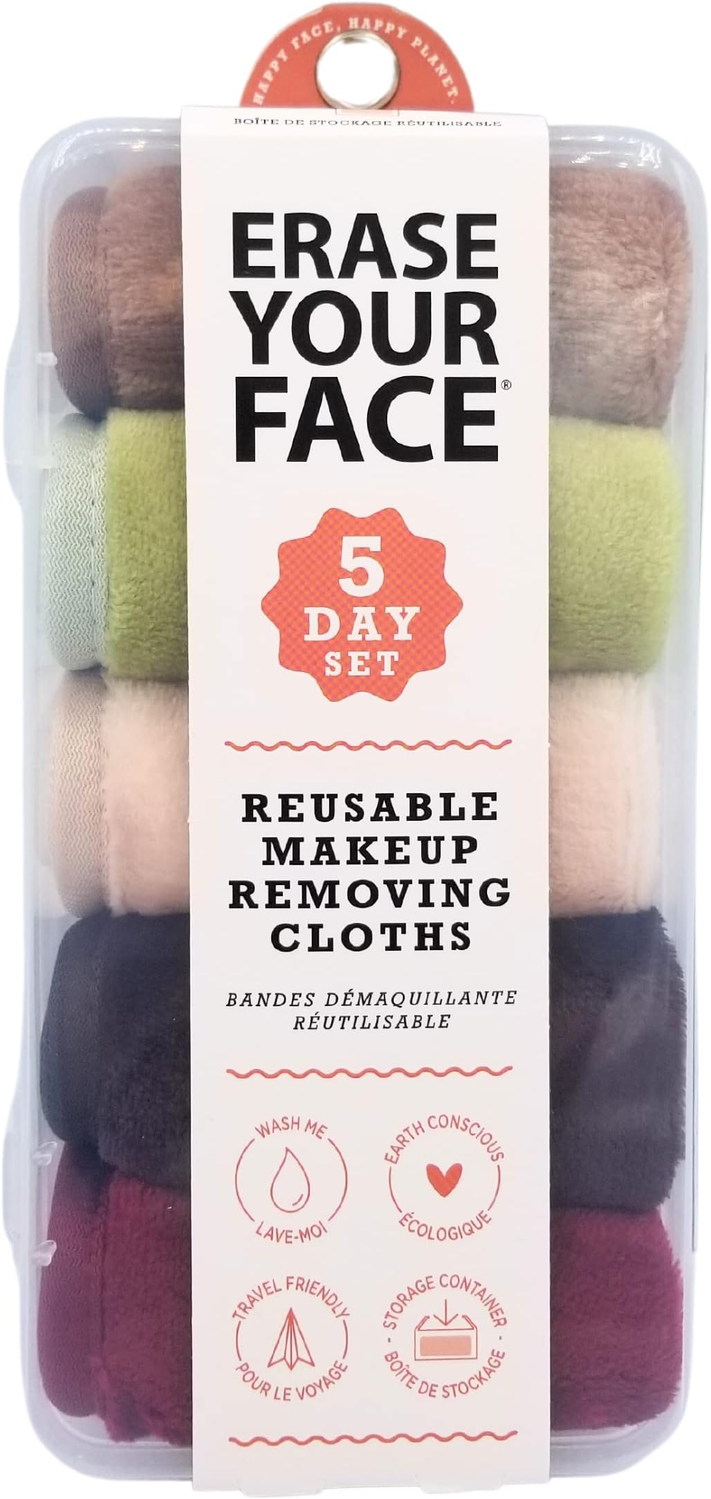 Amazon.com: Erase Your Face Reusbale Makeup Removing Cloths 5 Pack Pink ...