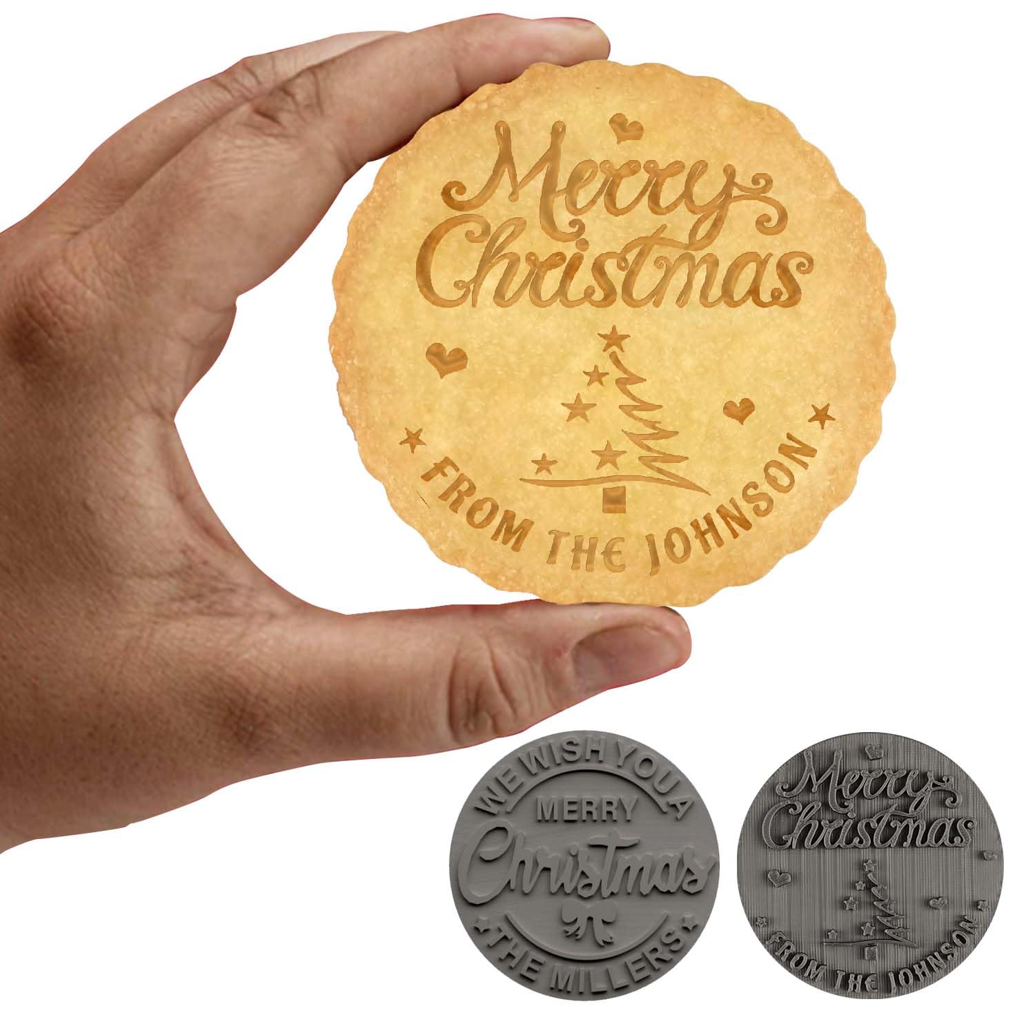 Personalized Cookie Stamp Custom Cookie Stamp Cutters With Your Family ...