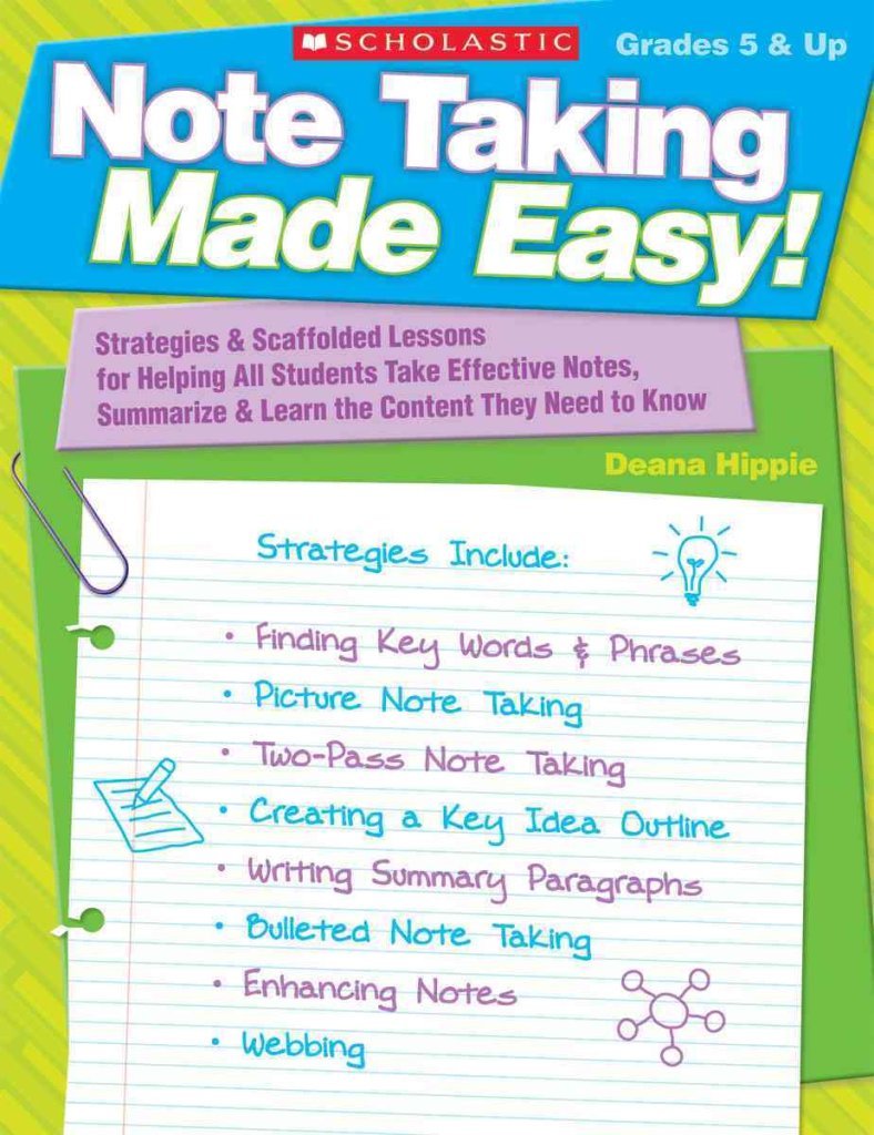 Note Taking Made Easy!: Strategies & Scaffolded Lessons for Helping All ...