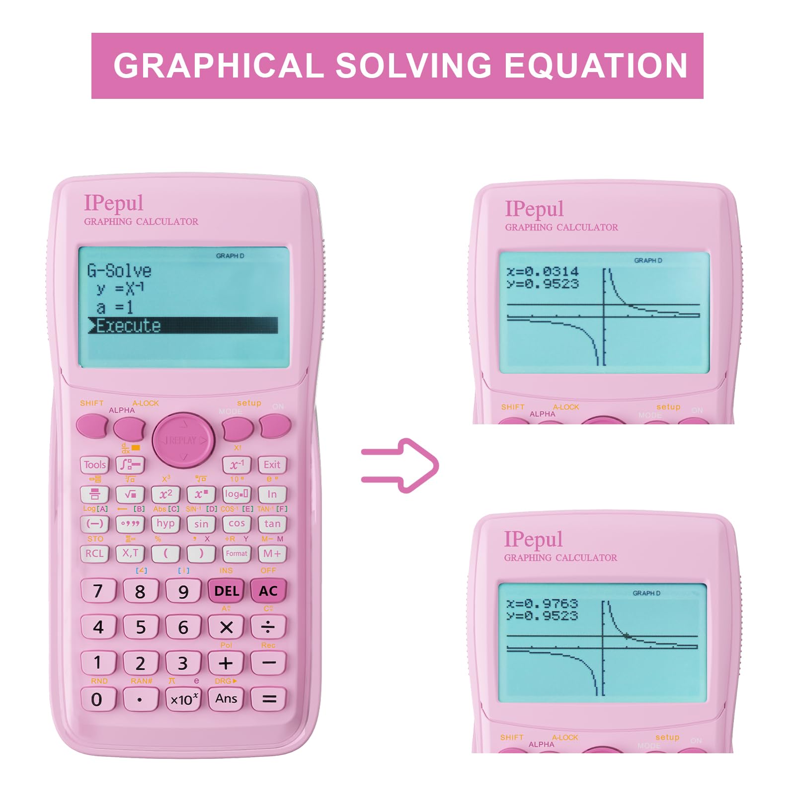 Snapklik.com : Graphing Calculator,IPepul Scientific Calculators 10 ...