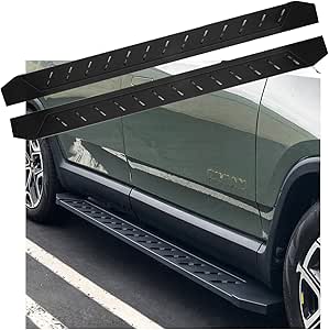 Amazon.com: FENQING-Y Running Boards All Steel Fits for Rivian R1T R1S ...
