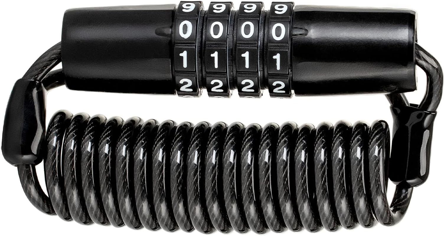 ROCKBROS Bike Helmet Lock Combination Padlock Bicycle Chain Lock Heavy ...