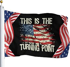 Amazon.com : This Is The Turning Point Flags For 3x5 Outdoor : Patio ...