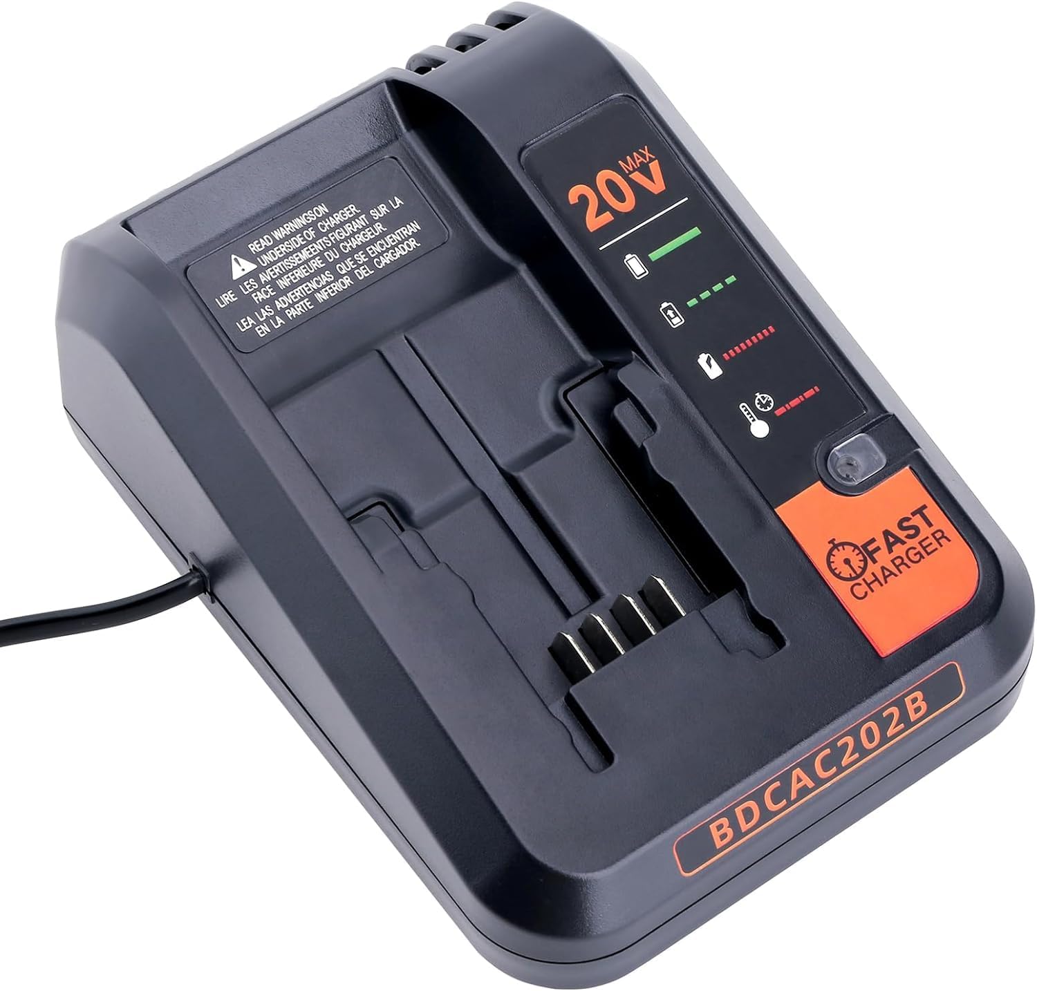 Amazon.com: 20V MAX Lithium Fast Battery Charger Replacement for Black and Decker 12V 20V ...