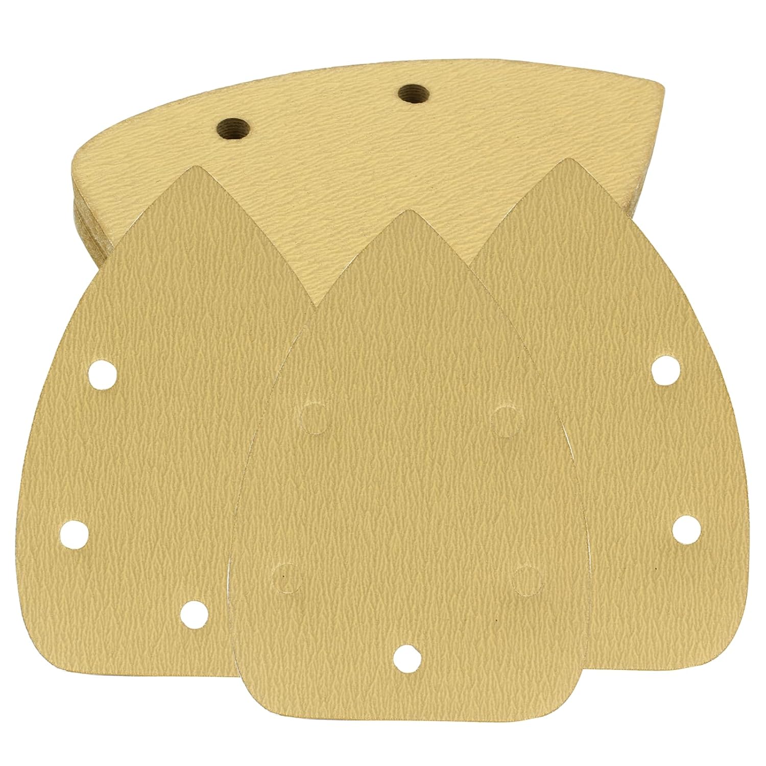 Cionyce 50 Pcs 60/80/120/240/320 Grit Mouse Detail Sander Sandpaper 5 ...