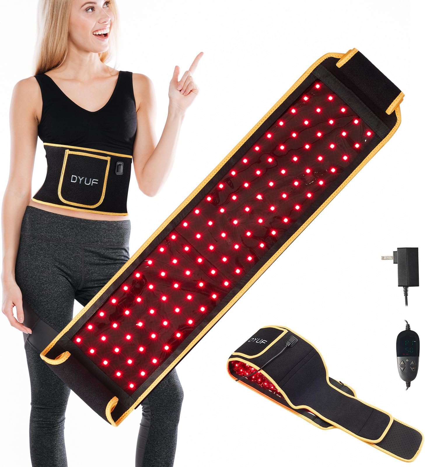 Amazon.com: LuminousRLT Red Light Therapy Neck Wrap, Near Infrared Neck ...