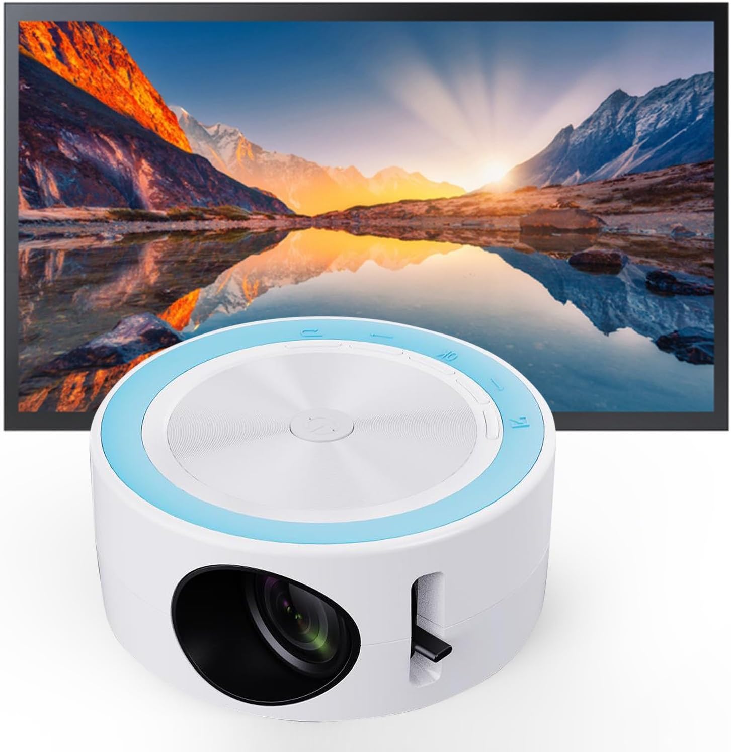 Amazon.com: Mini Projector, Portable Home Mini USB Projector for Phone ...