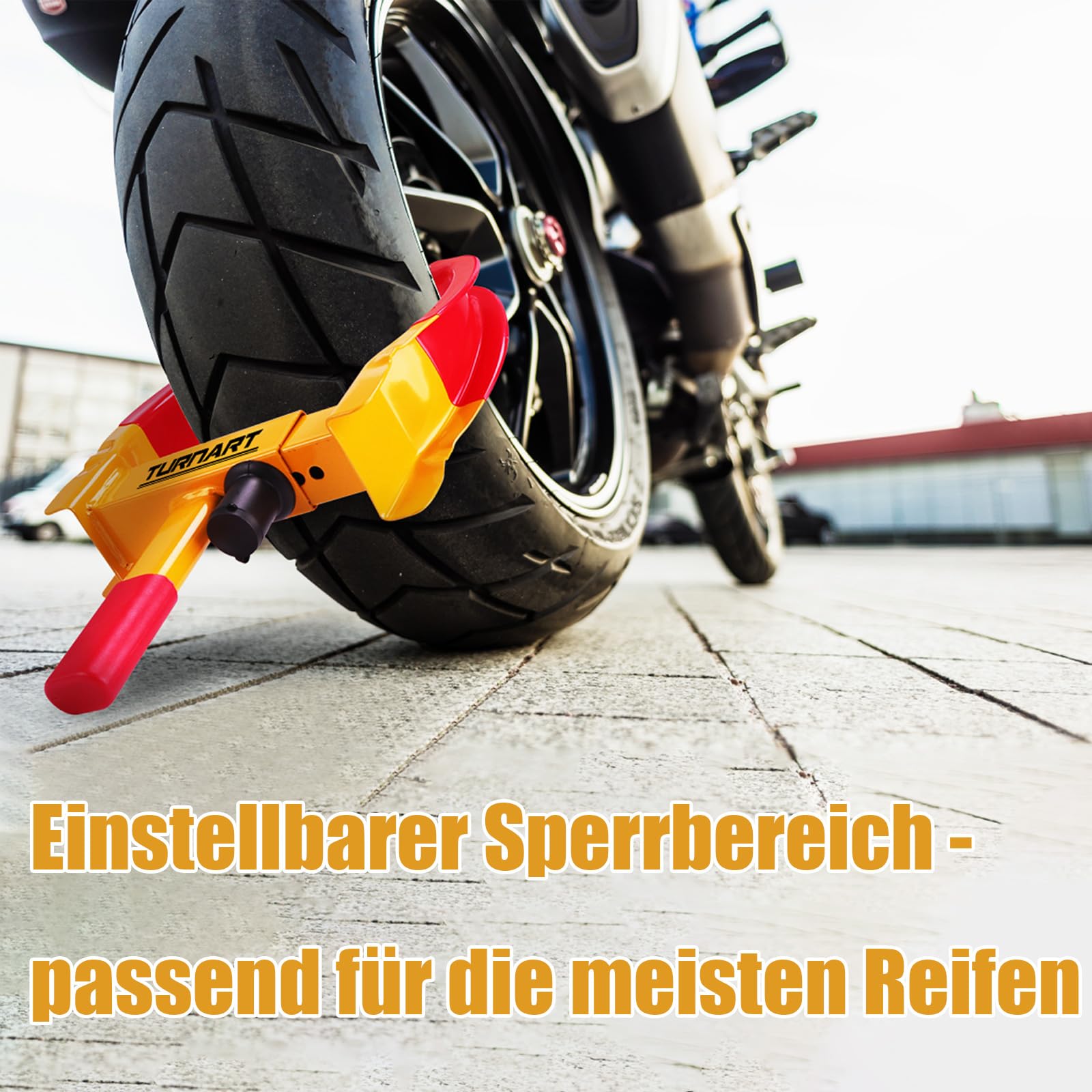 Snapklik.com : Turnart Heavy Duty Wheel Lock Universal Security Trailer ...