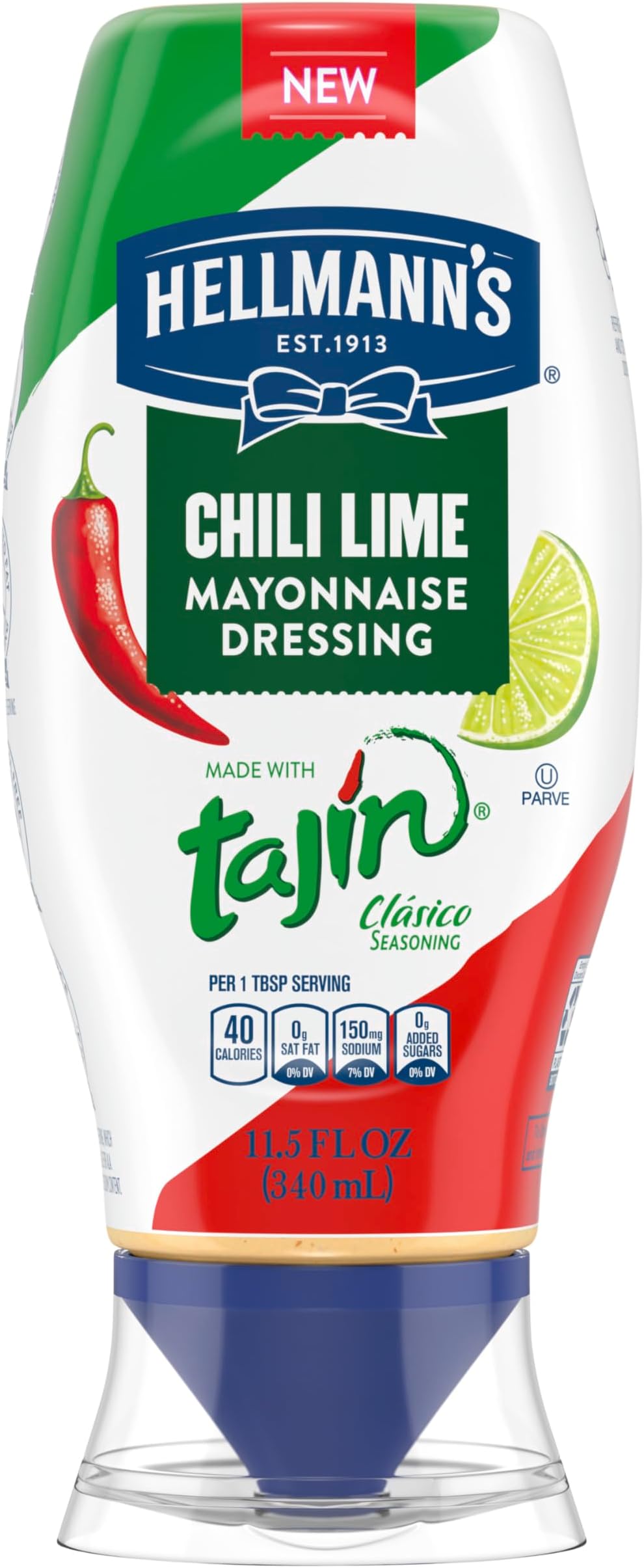 Amazon.com : Hellmann's Mayonnaise Dressing Chili Lime, 8 count, for ...