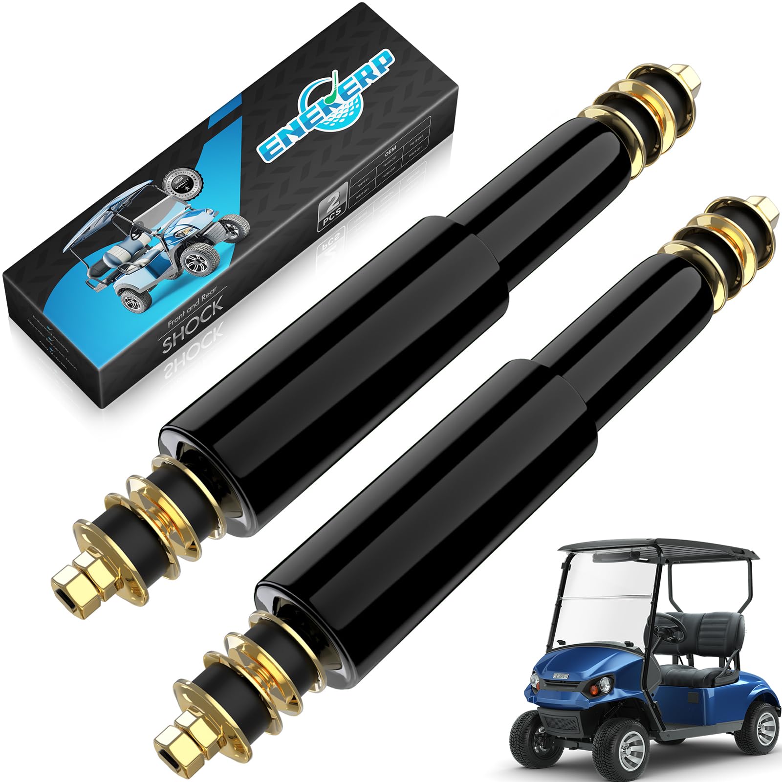Snapklik.com : EZGO Front And Rear Shock Absorbers, Golf Cart Shocks ...