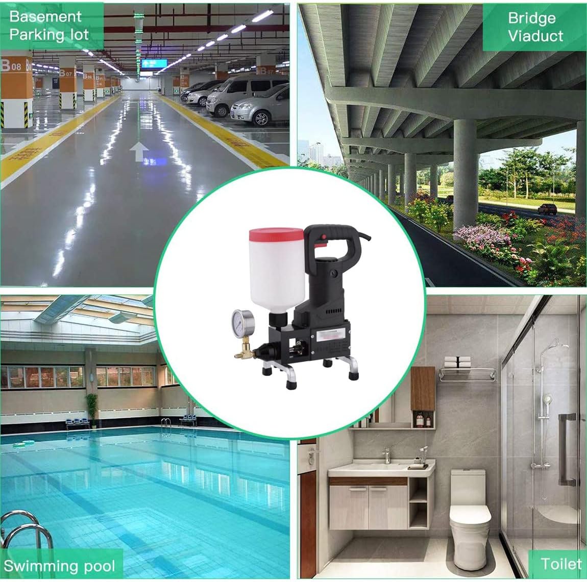 High-Pressure epoxy Injection Machine, 1100W Nepal | Ubuy