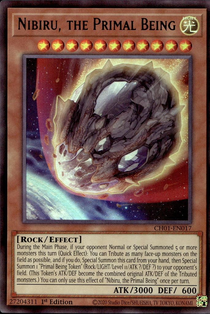 Amazon.com: Nibiru, The Primal Being - CH01-EN017 - Ultra Rare - 1st ...
