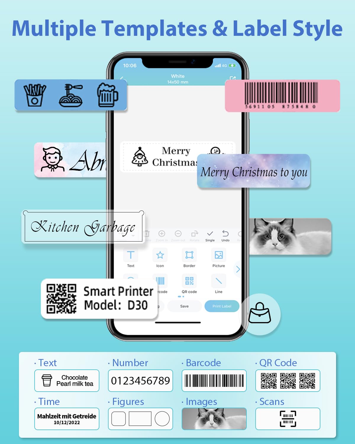 Snapklik.com : Phomemo D30 Label Maker Machine