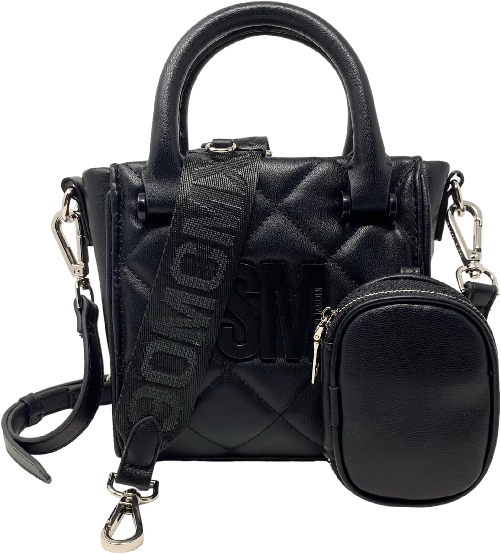 Steve Madden Bvital-n Pieza y acolchado Crossbody, Rosa, Rosado ...