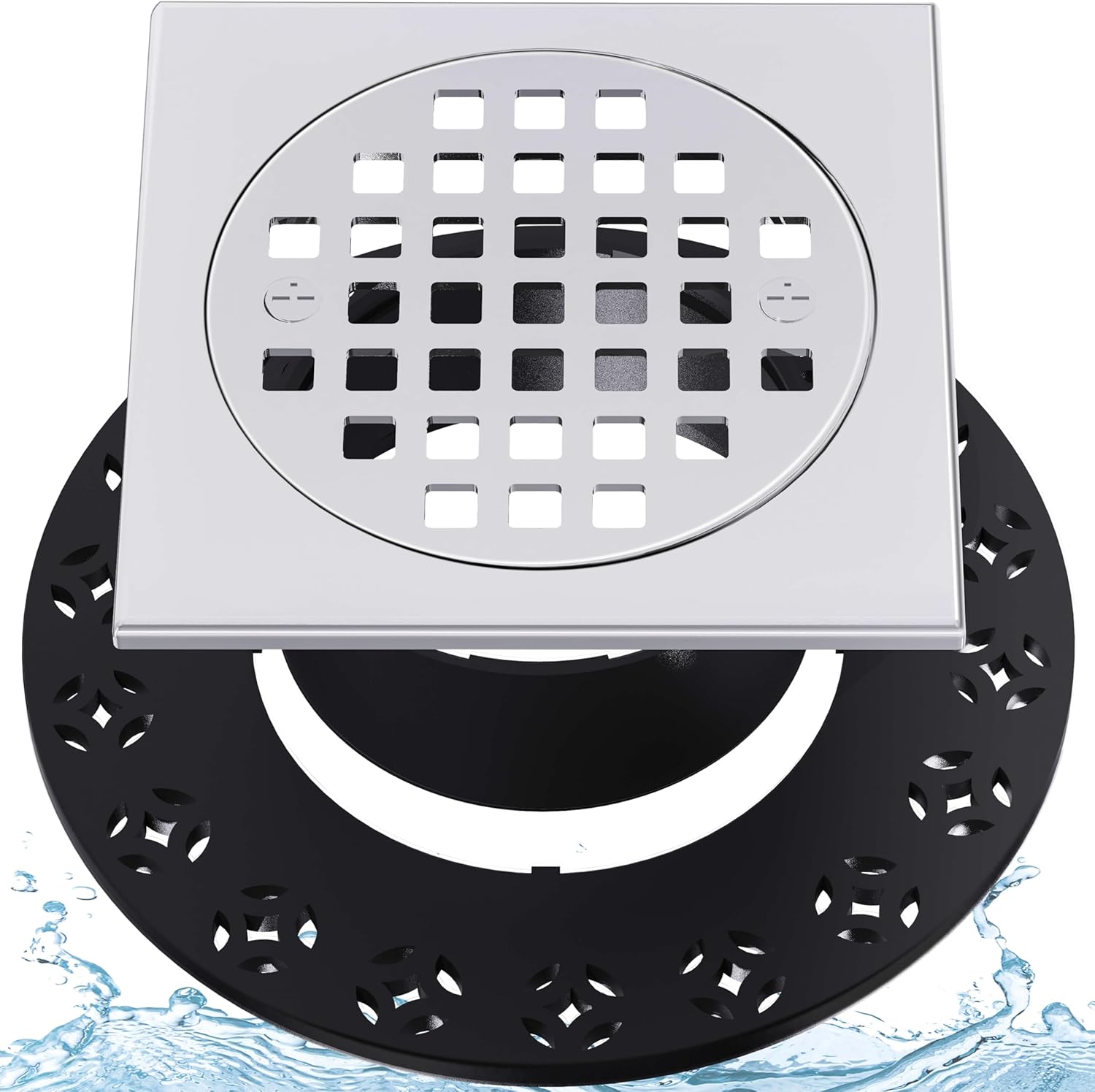 4 Inch Drain Grate Kit Replacement Compatible with Schluter Kerdi-Drain ...