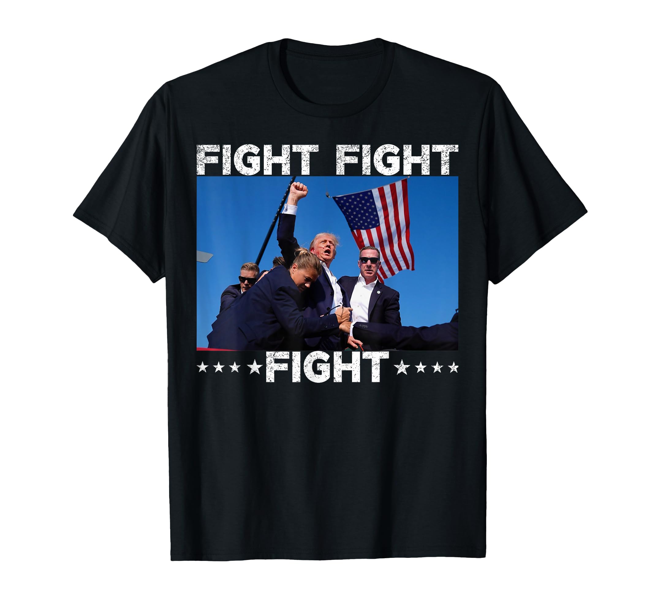 Amazon.com: FIGHT FIGHT FIGHT Trump 2024 Vote Trump T-Shirt : Clothing ...